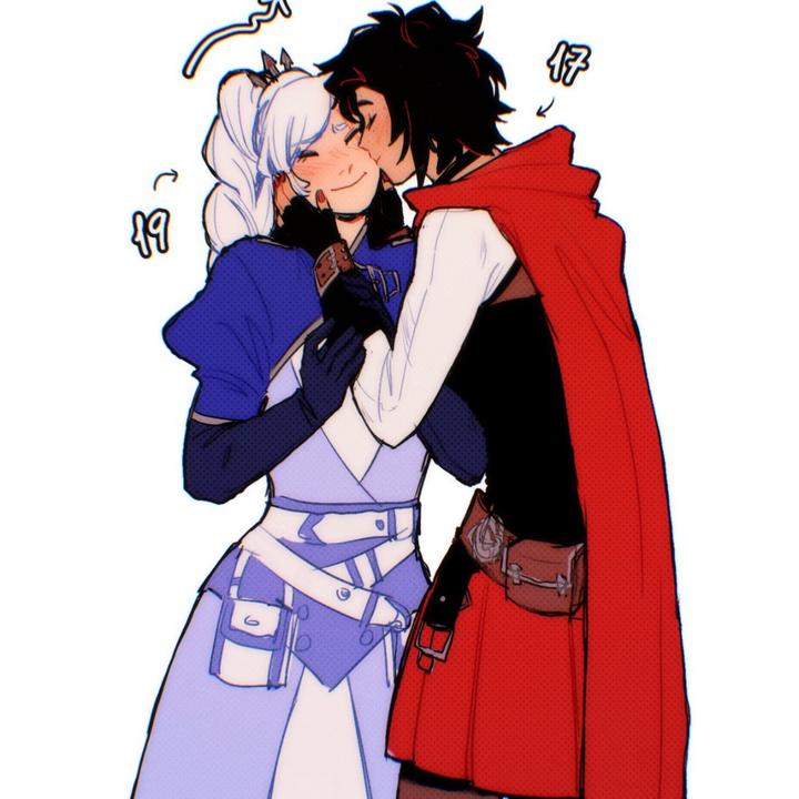 White Rose Rwby Yuri