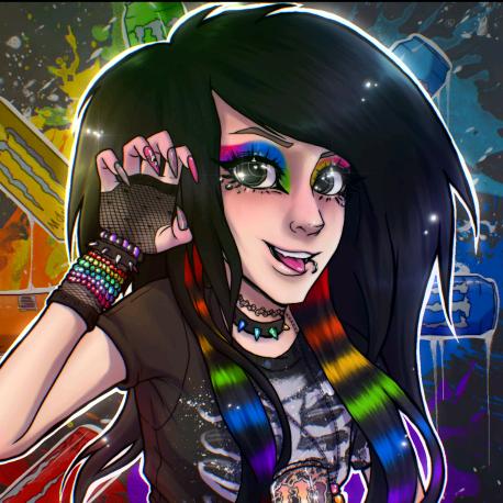 You're my family now. We're going to Hot Topic Later! @clawed_beauty101 ...